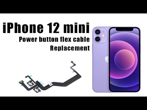 Apple iPhone 12 Mini - Power Button Flex Cable Replacement Tutorial ...
