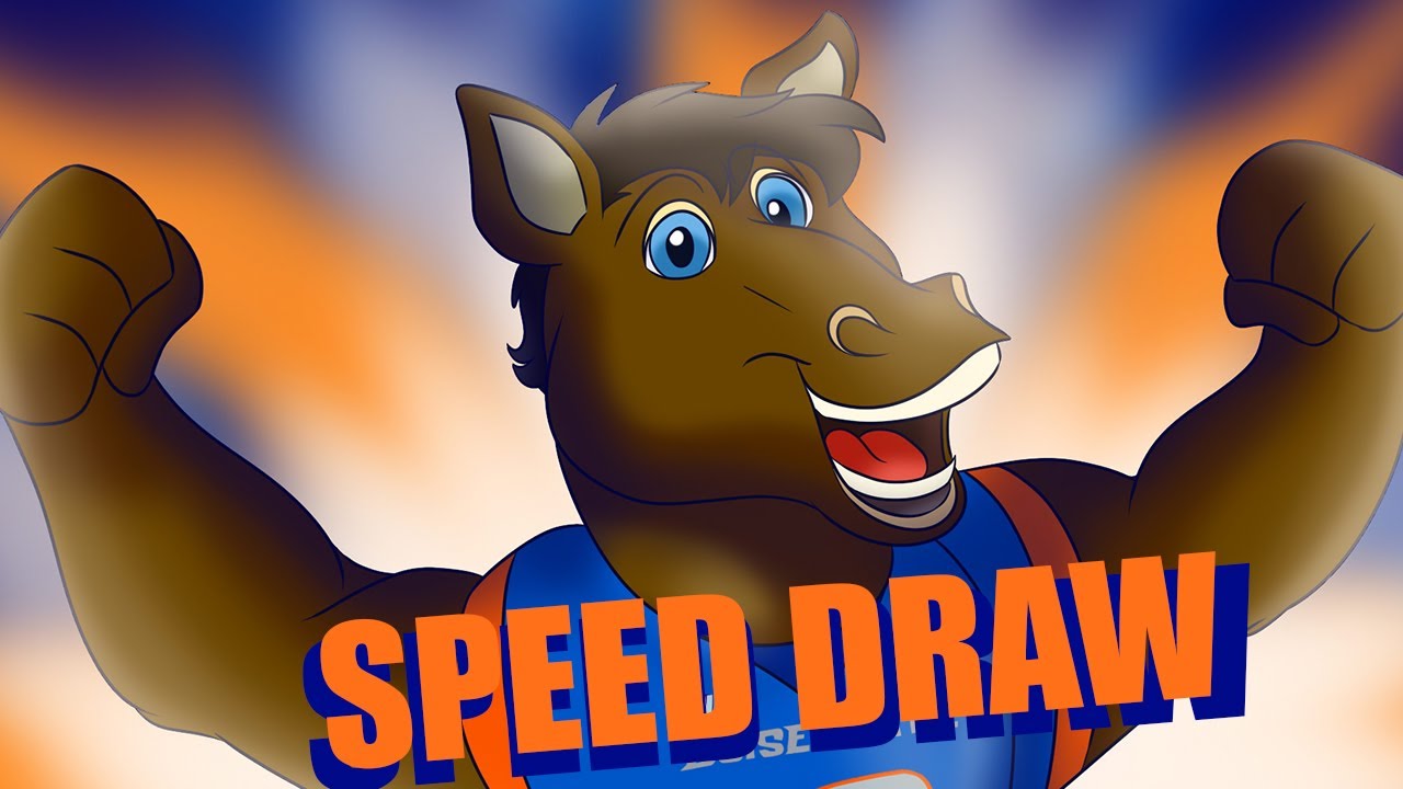 SPEED DRAW- Commission: Buster Bronco - YouTube