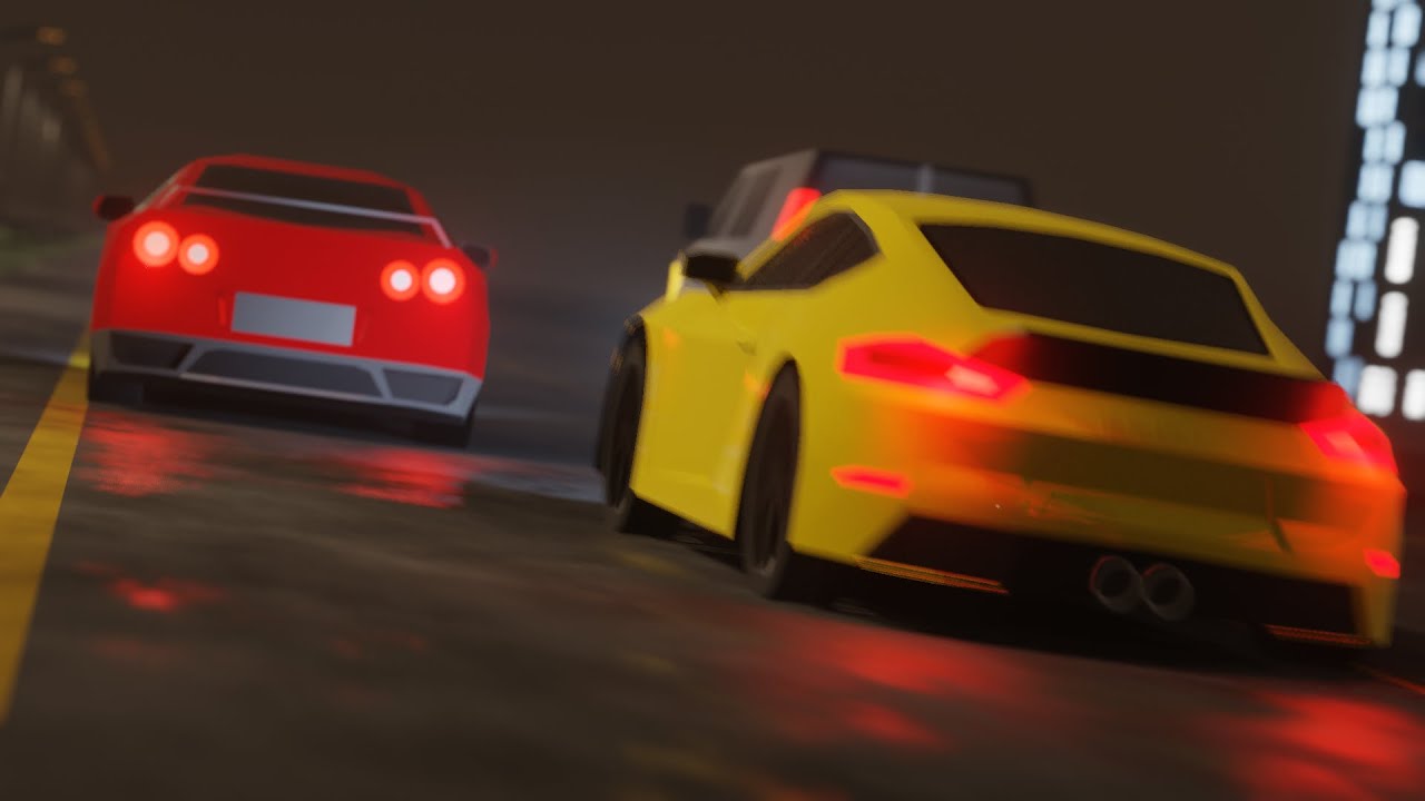 3D Low Poly Car Chase Animation - YouTube