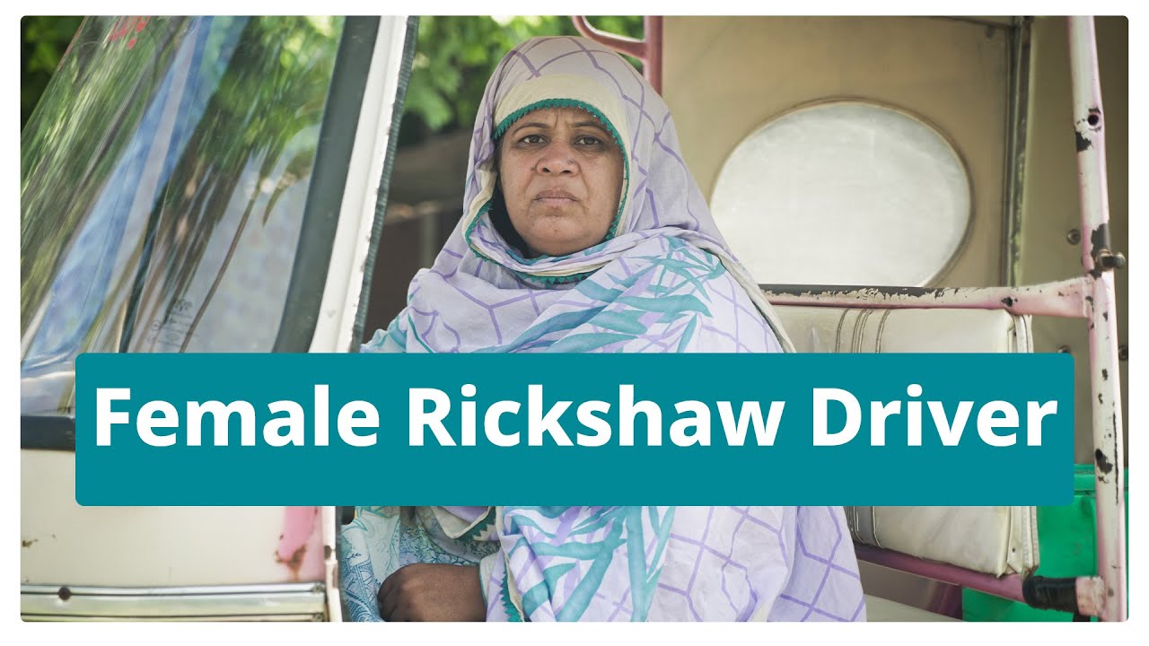 Female rickshaw driver in Lahore, Pakistan - Water Filtration Plant ...