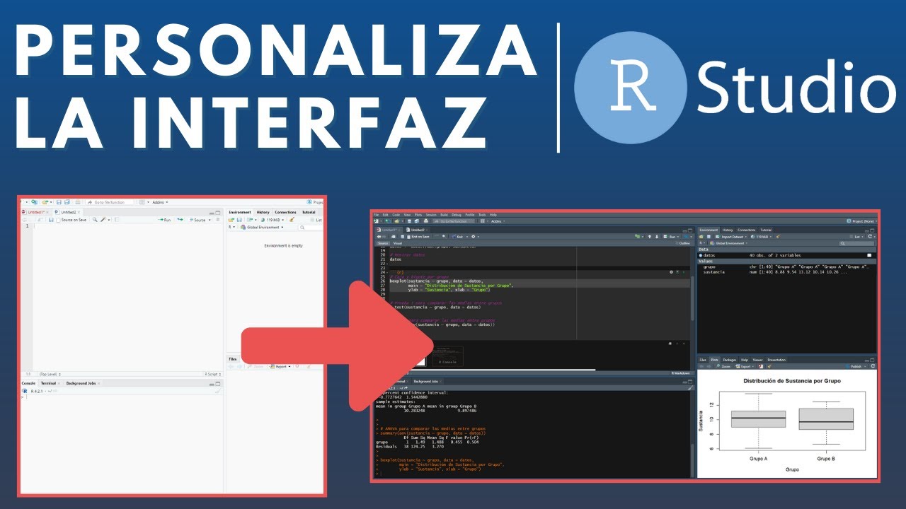 Personaliza la interfaz de R Studio en 2024 | TUTORIAL RÁPIDO en ...