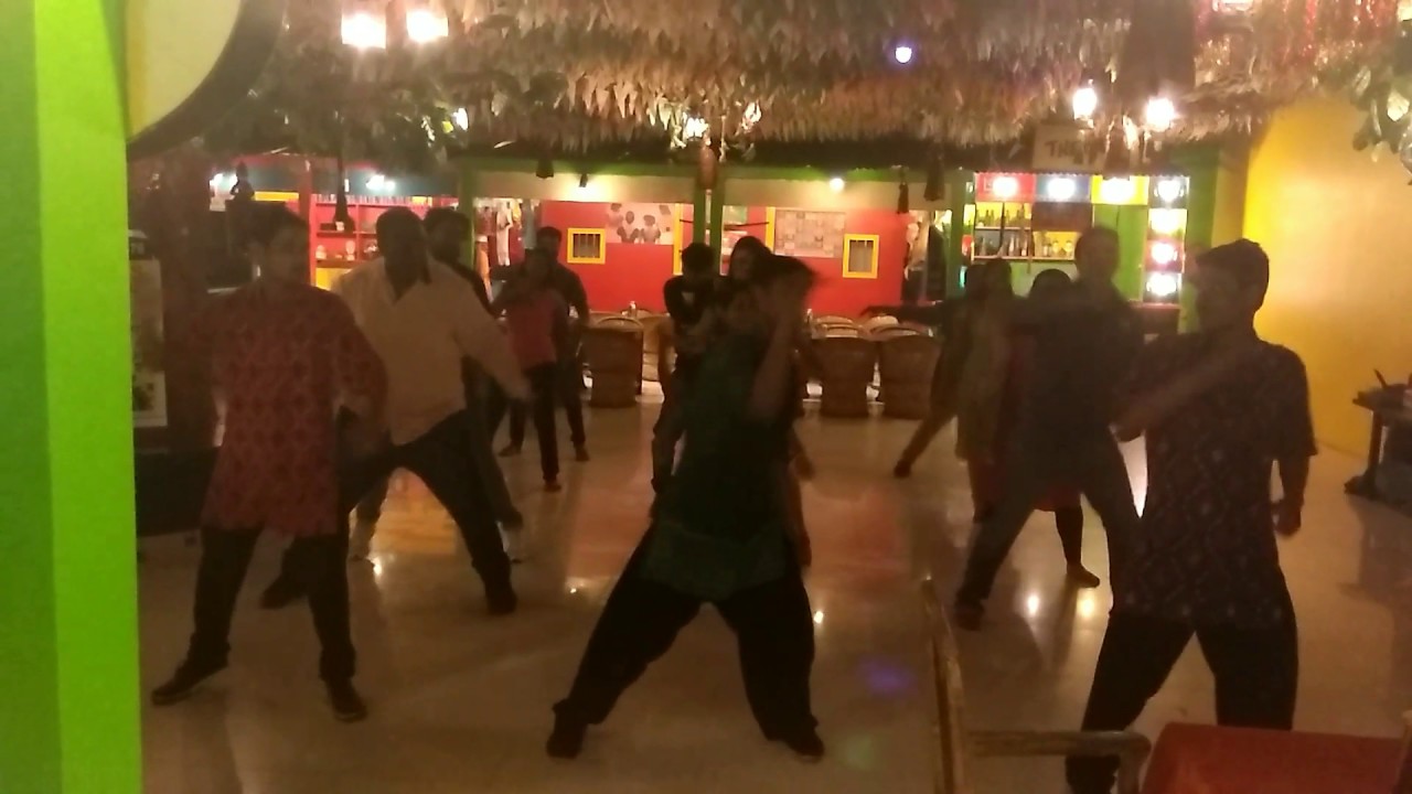 Sawan Dance in village sarjapura Restaurant. - YouTube