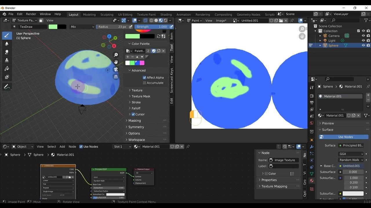 Blender How to create a color map for texturing - YouTube