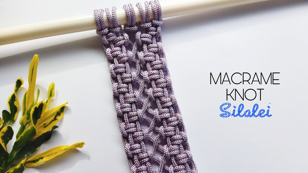 MACRAME TUTORIAL 2 - MACRAME KNOT 2 - YouTube