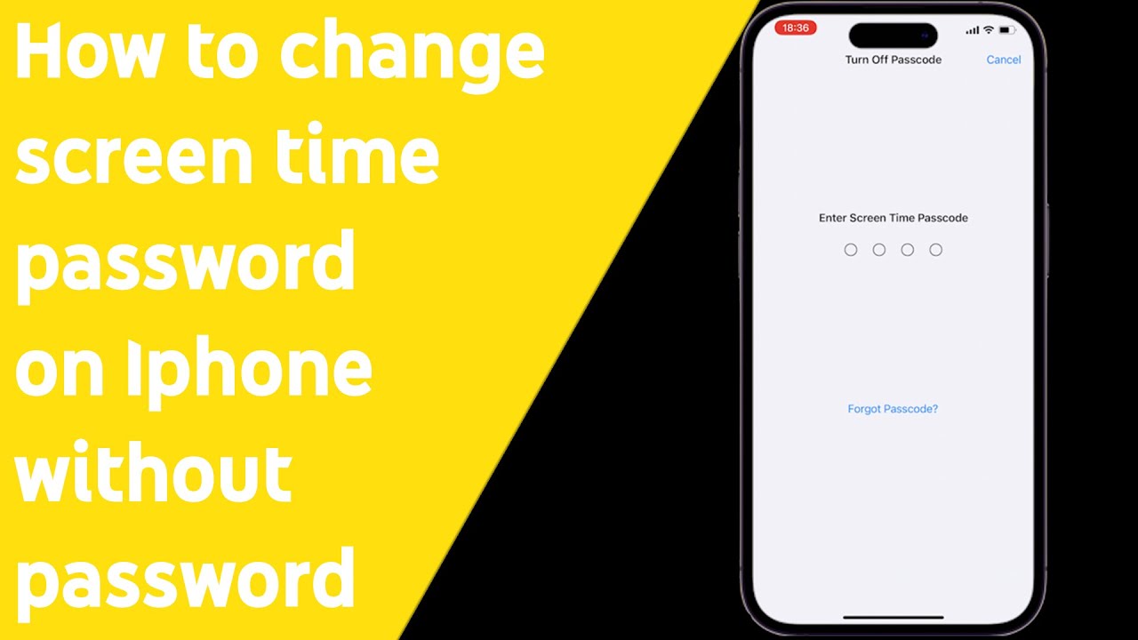 How To Change Screen Time Password On Iphone Without Password YouTube How To Change Screen Time Password On Iphone Without Password YouTube