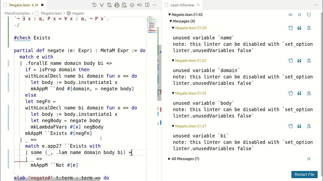 Negating Expressions III: Negating Exists - YouTube