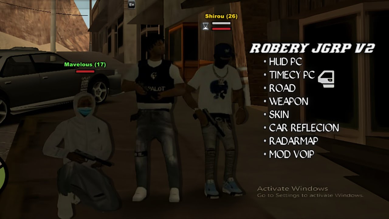 MODPACK - ROBERY JGRP V2 | GTA SAMP ANDROID - YouTube