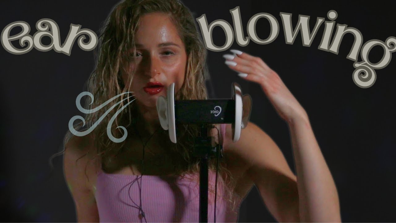 [ASMR] Ear Blowing with Ear Cupping 🌬️👂( BREATHING SOUNDS, SOFT ECHO, EAR MASSAGE) - YouTube