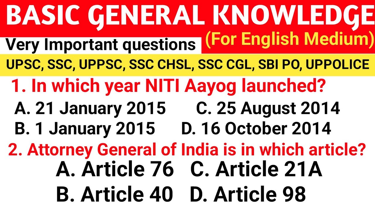 SSC General Knowledge Basic General Knowledge SSC GD GK SSC GK UPSC ssc-general-knowledge-basic-general-knowledge-ssc-gd-gk-ssc-gk-upsc