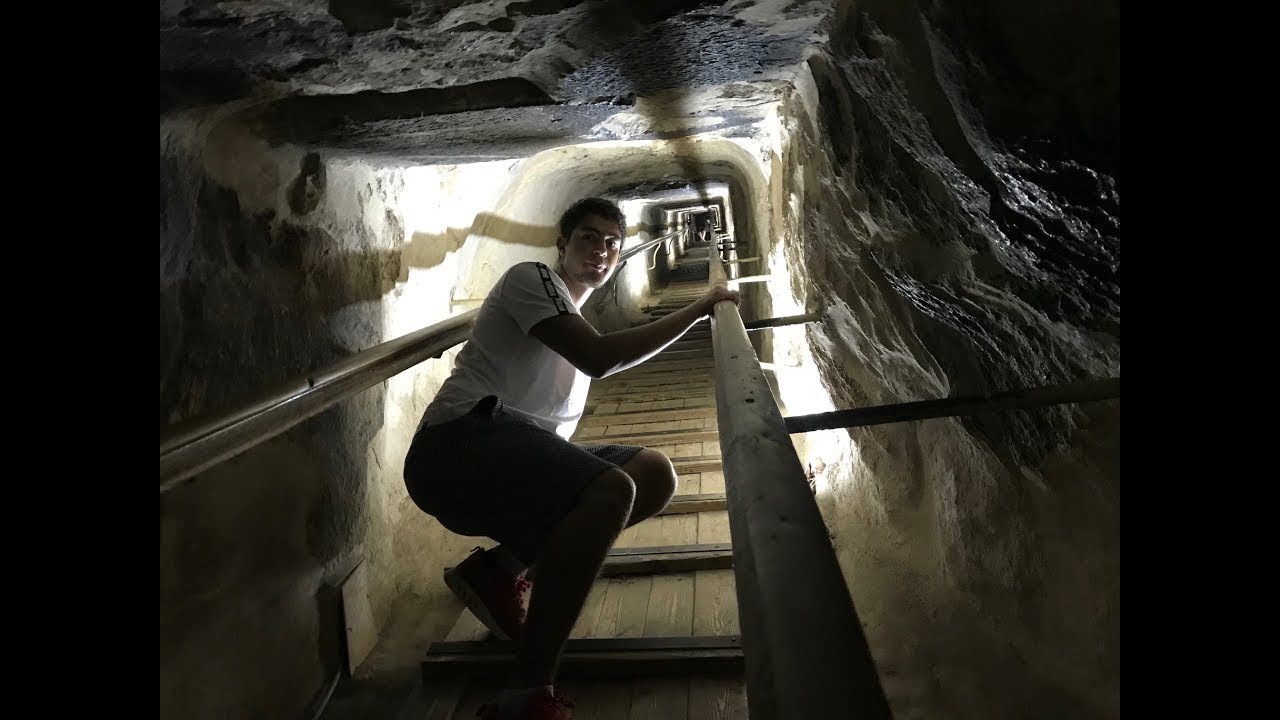 Going Inside the Great Pyramids of Giza!!! *RARE FOOTAGE* - YouTube