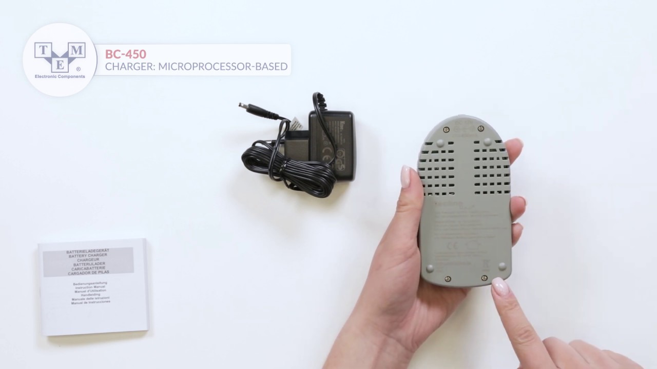 BC-450 - Charger: microprocessor-based - UNBOXING - YouTube