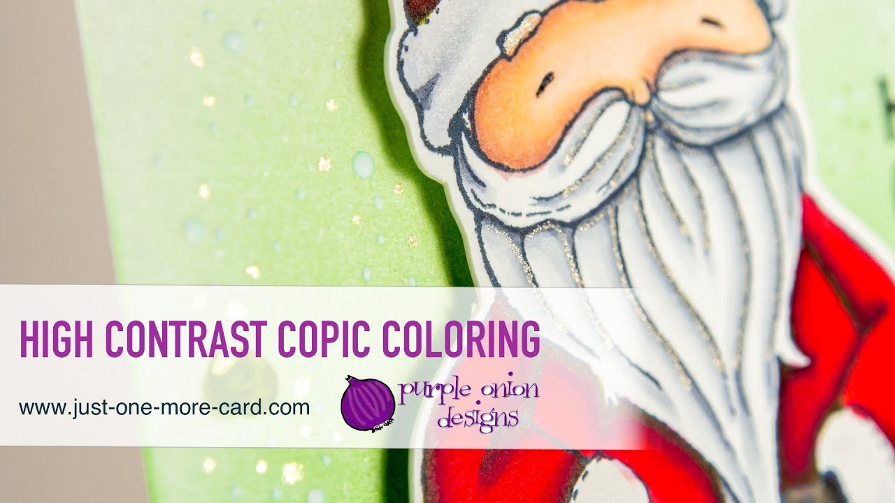 From Start to Finish:High Contrast Coloring with Copic Markers - YouTube