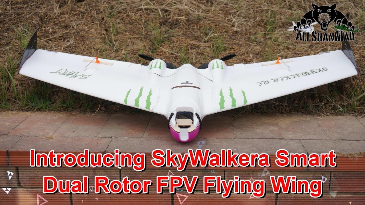 Introducing Skywalker Smart Dual Rotor FPV Flying Wing - YouTube