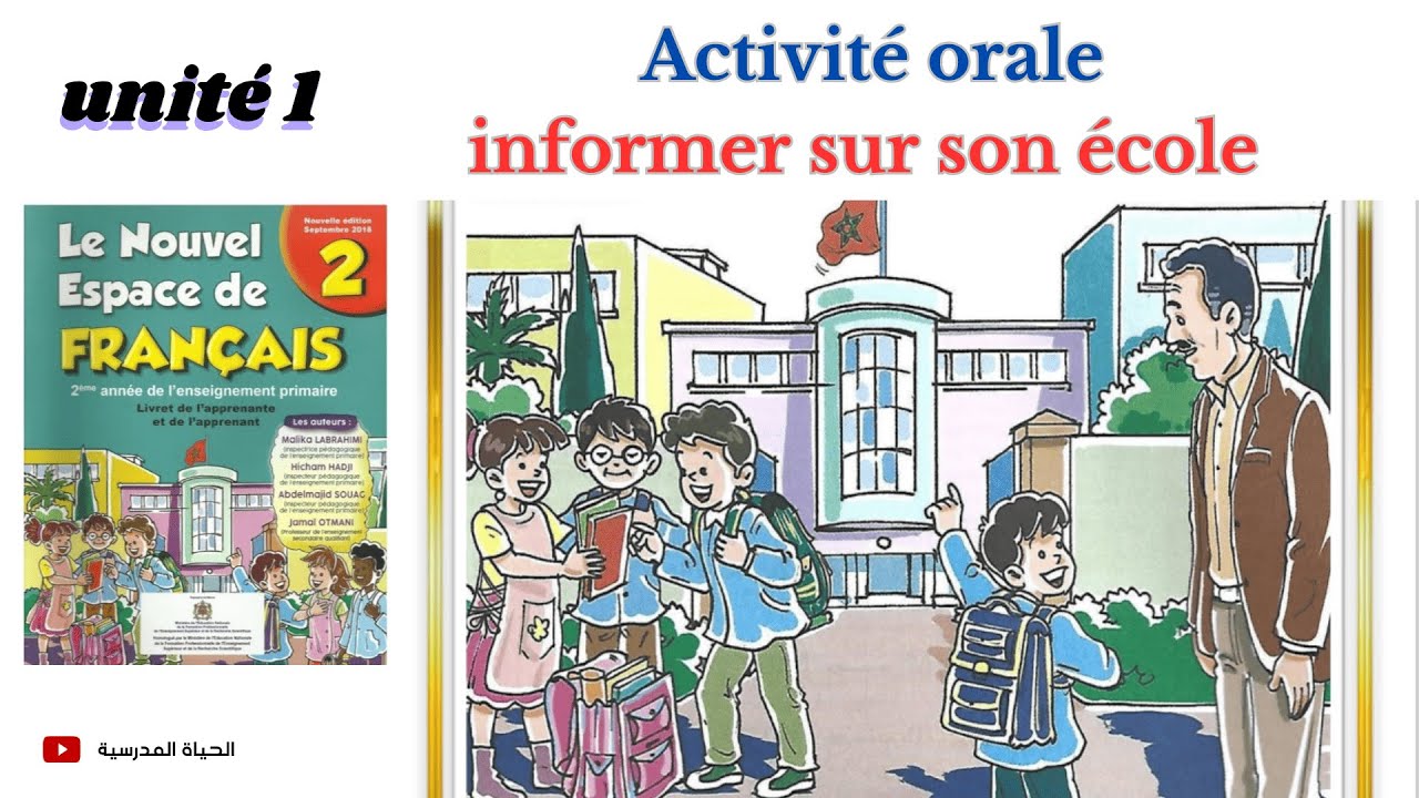 Activité orale : informer sur son école /unité 1 / 2AP - YouTube