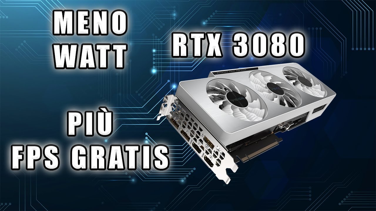 RTX 3000: più PERFORMANCE con il 20% di consumi in meno!!! - YouTube
