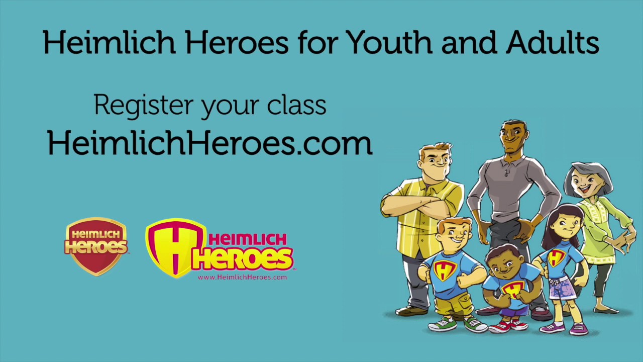 Heimlich Heroes for Youth and Adults - You never know when you'll need ...