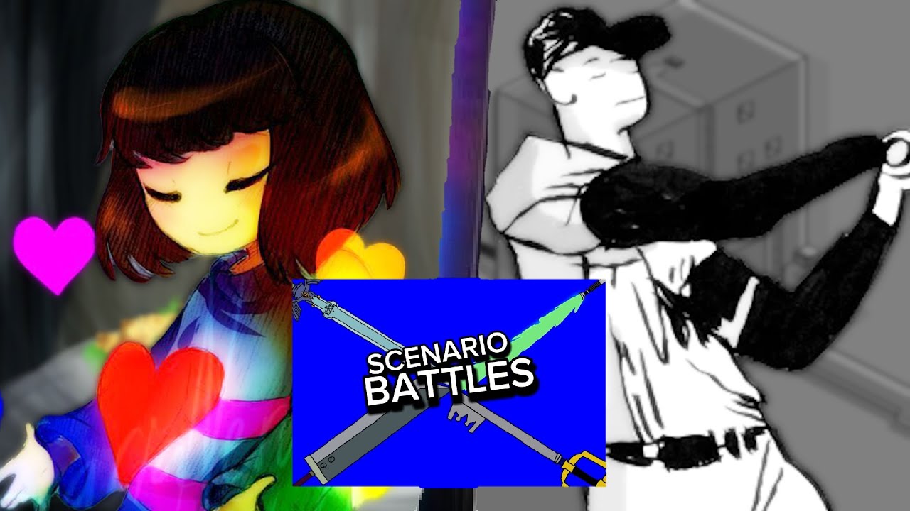 Scenario Battles #1: Frisk Vs The Batter - YouTube
