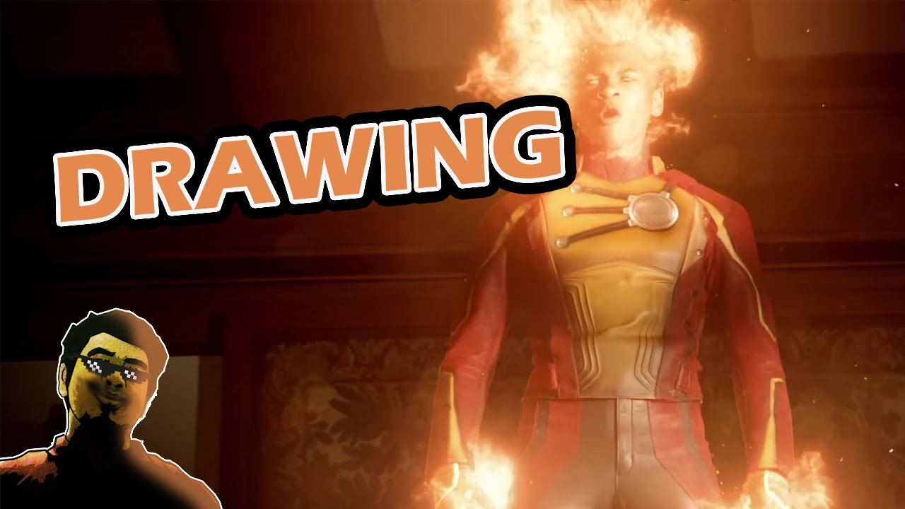 DRAWING FIRESTORM - YouTube
