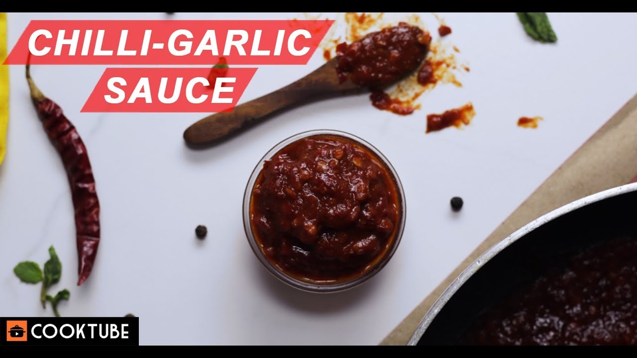 Red Chilli-Garlic Sauce Recipe | Chilli Garlic Chutney | Chilli Garlic ...
