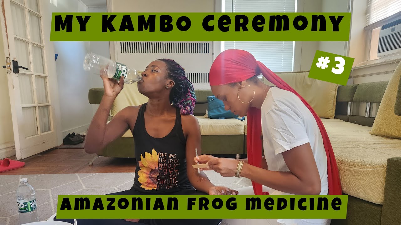 My Kambo Ceremony 🐸🤢🤮🙌🏾 #3 with Light and Kambo 💚 - YouTube