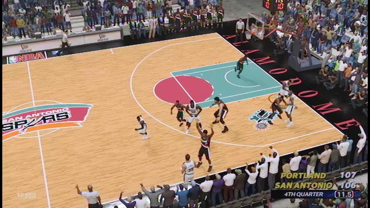 NBA 1999 Western Conference Finals game 2 - YouTube