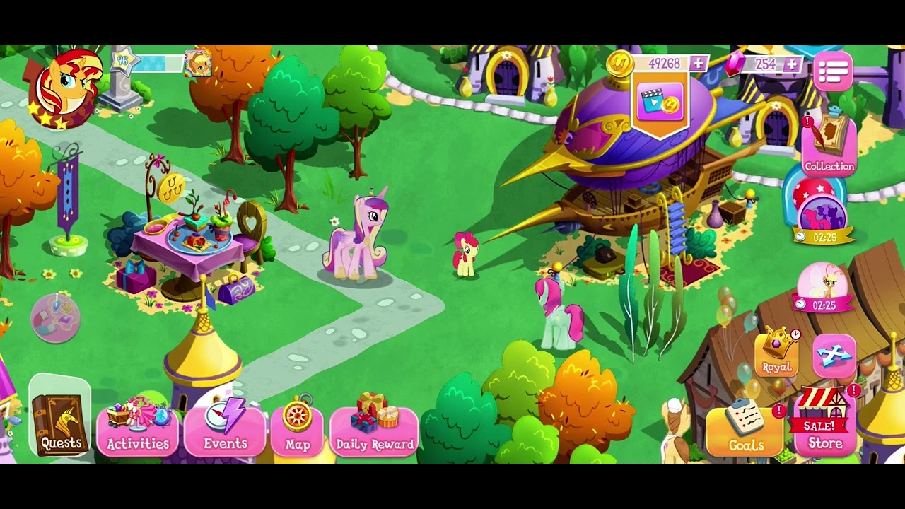 My little pony: Magic Princess: Princess Cadence with other fillies ...