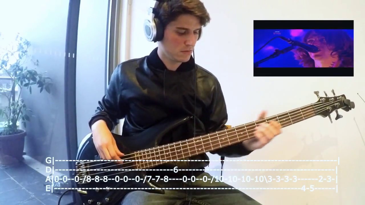Arctic Monkeys - Crying Lighting (Bass cover With Tabs) - YouTube
