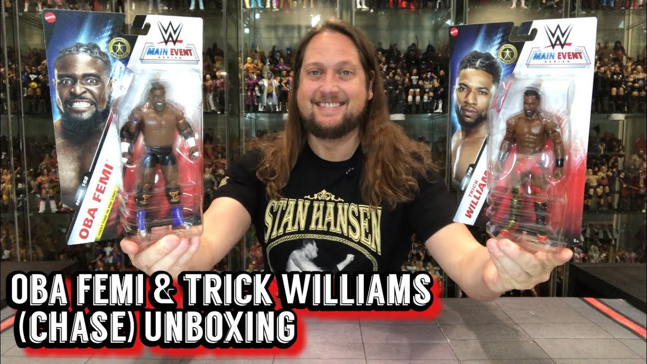 Oba Femi & Trick Williams WWE Main Event 158 Unboxing & Review! - YouTube