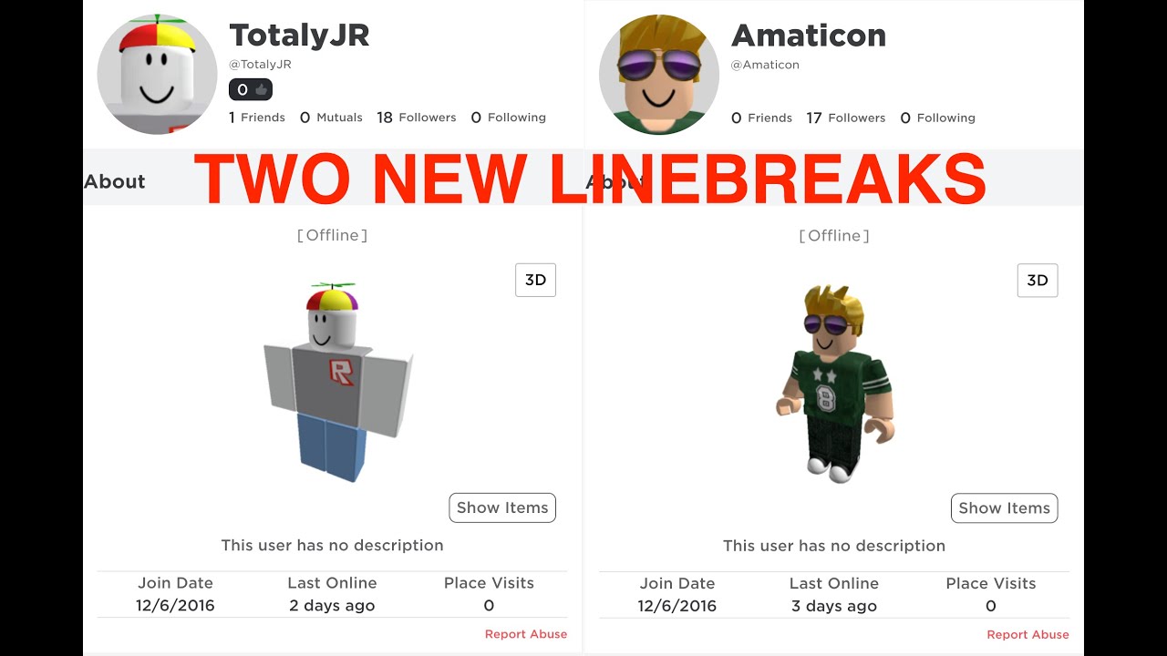 Roblox Two More Linebreaks Unbanned In January 2024 Youtube