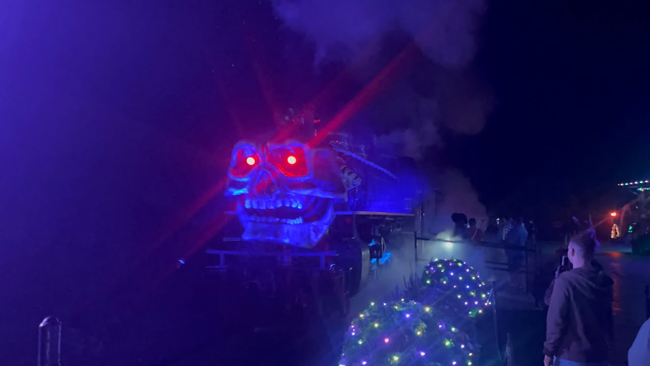 Tweetsie Railroad Ghost train ride opening night - YouTube