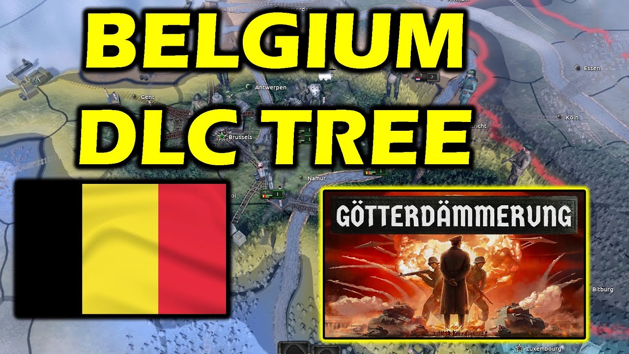 HOI4 Belgium DLC Focus Tree: Götterdämmerung DLC! - YouTube