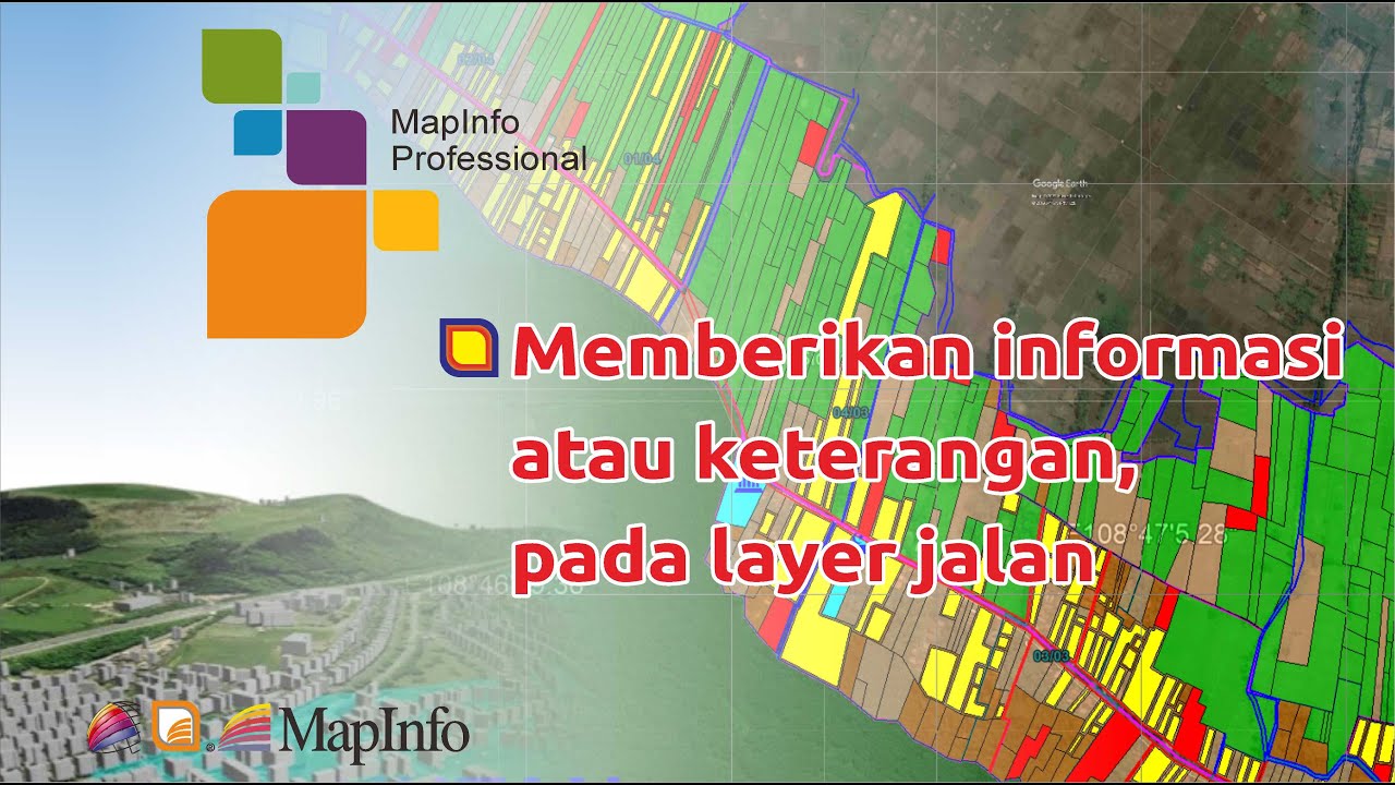Memberikan Informasi atau Editing Keterangan pada Layer Peta Jalan - YouTube