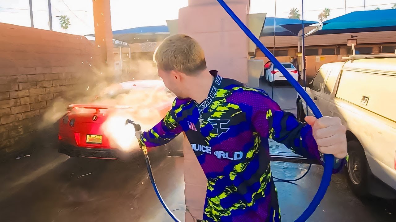 FaZe Adapt VS Car Wash - YouTube