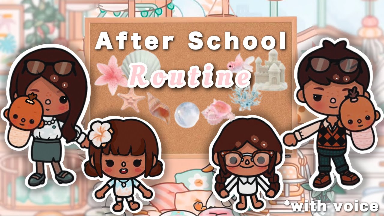 Aesthetic After School routine *with voice 🎤 | Toca Life World Roleplay ...