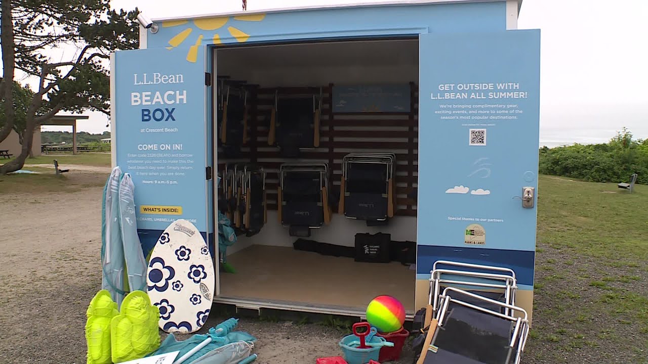 Forgot something for the beach? These boxes can help - YouTube