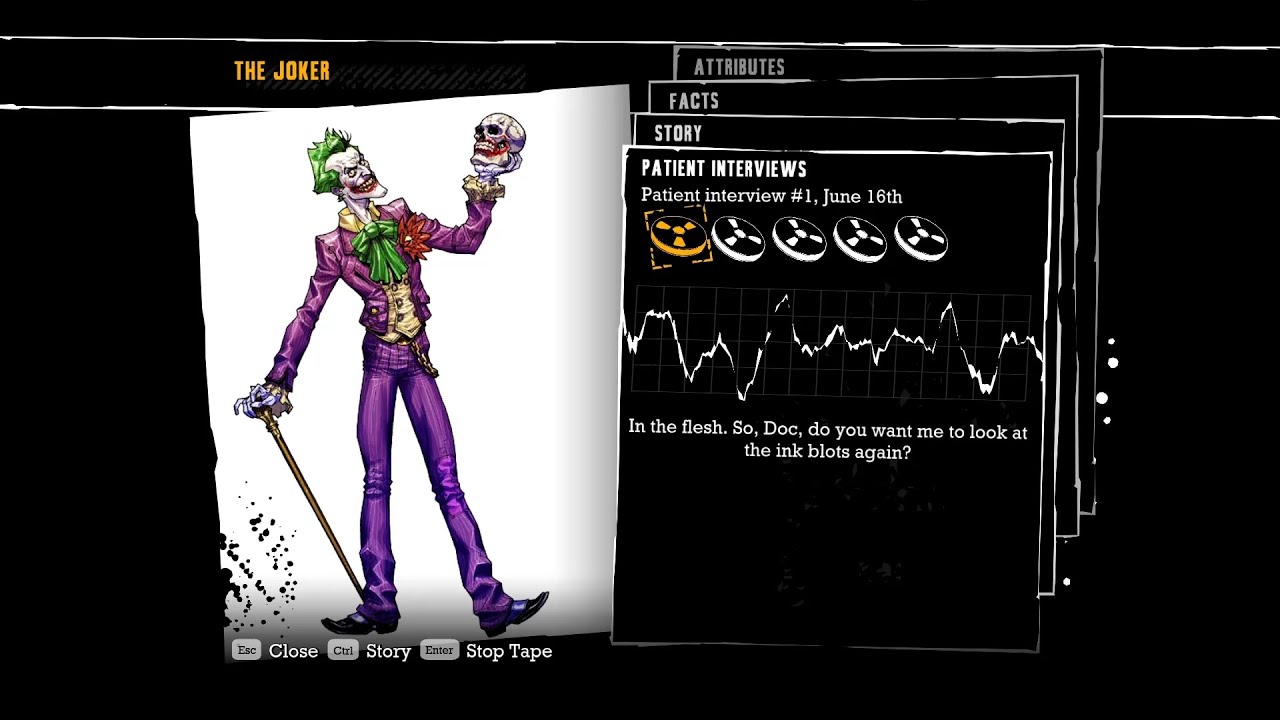Batman Arkham Asylum: Joker Interview Tapes - YouTube