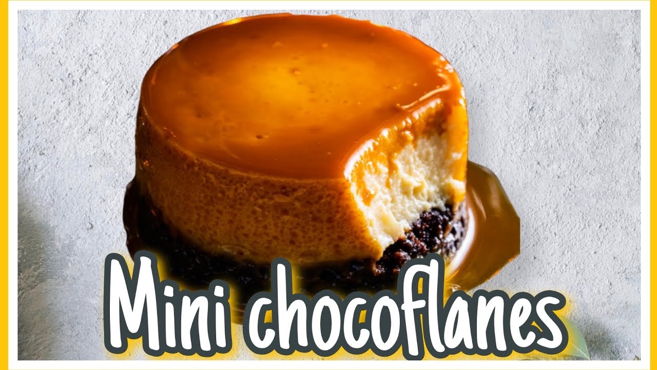 la mejor receta de mini chocoflan o pastel imposible - YouTube