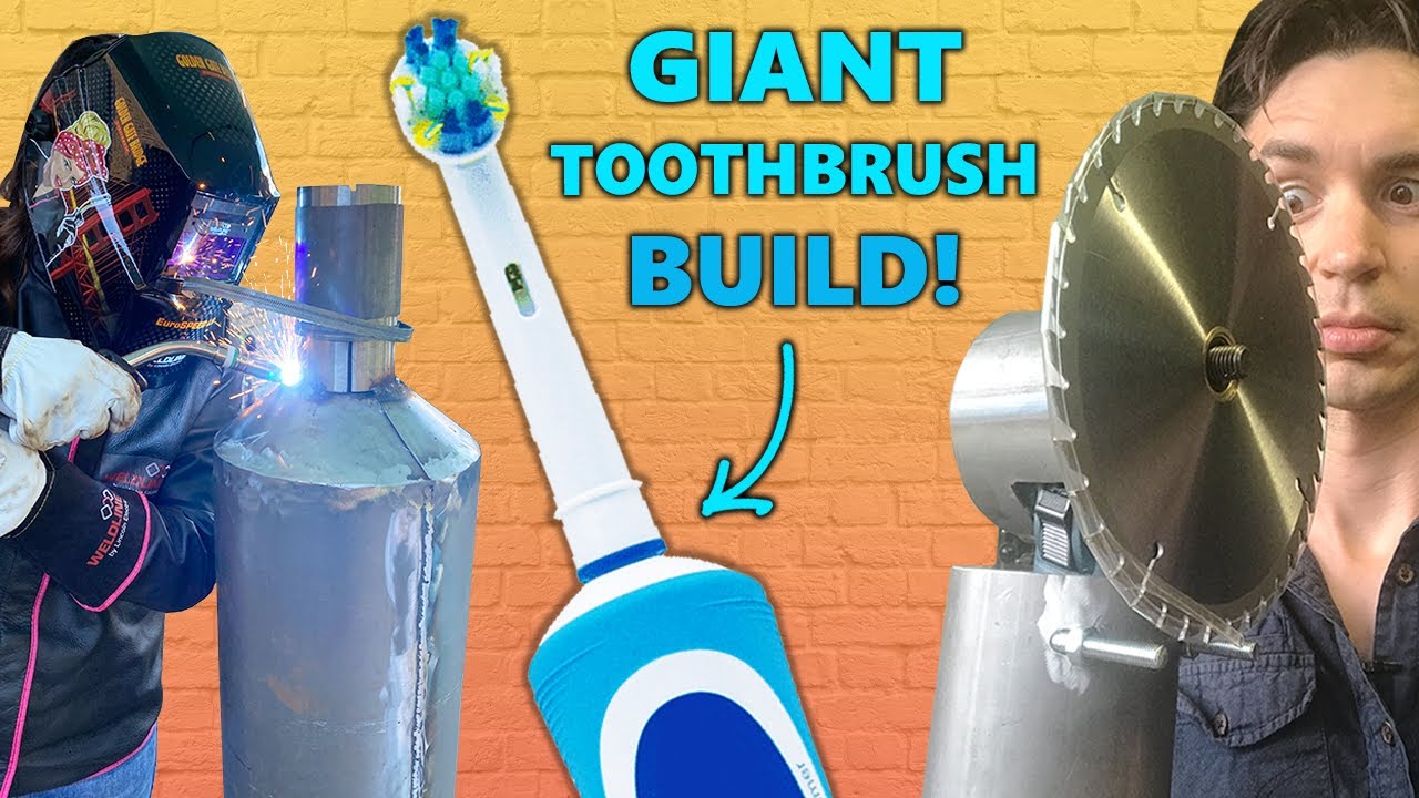 Building a GIANT electric toothbrush! - YouTube