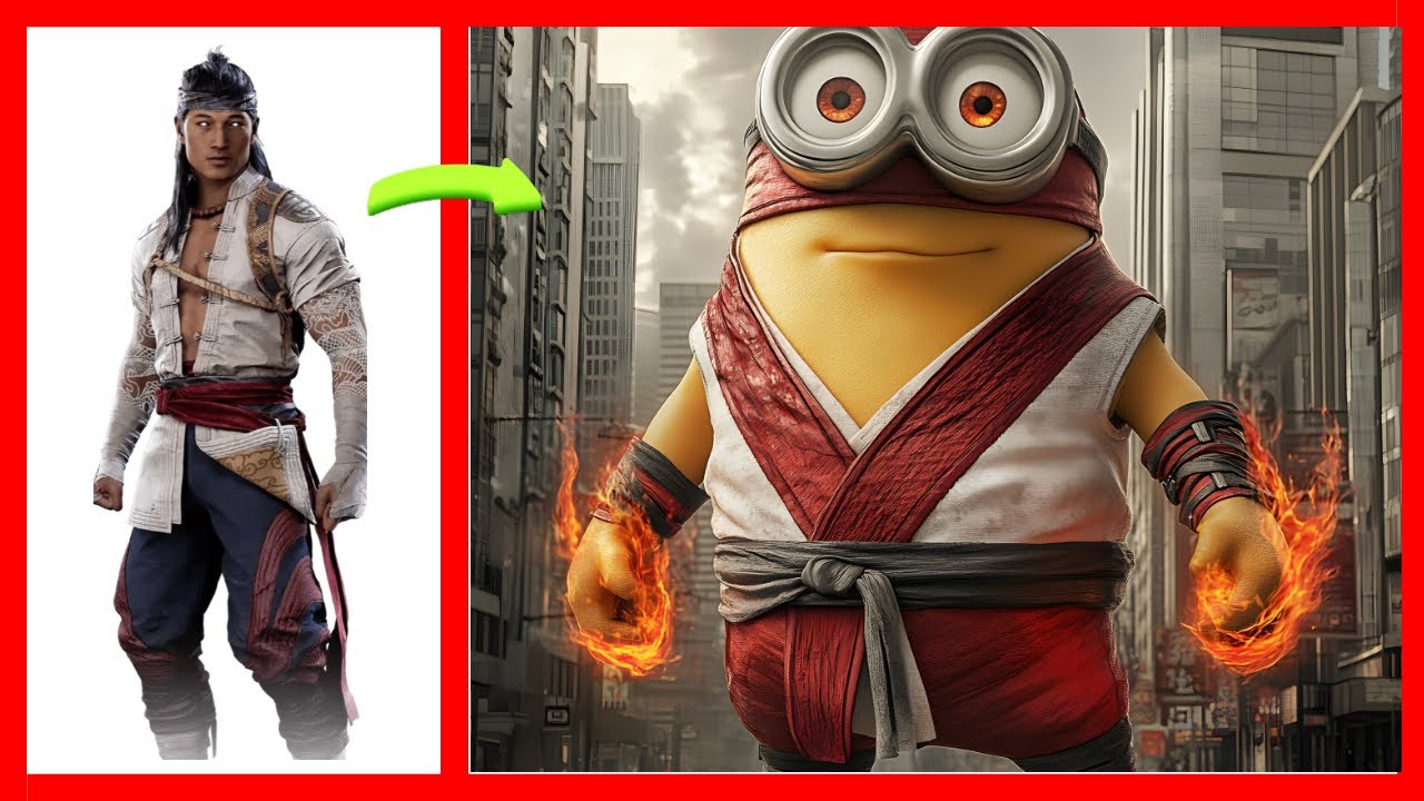 MORTAL KOMBAT Characters But GIANT MINION fighters 🔥All Characters ...