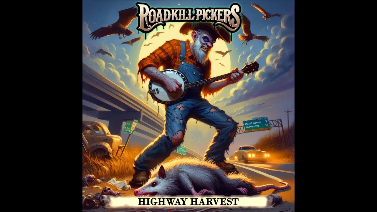Bluegrass Metal: Highway Harvest Album out now! 🦝 Roadkill Pickers 🎻 ...