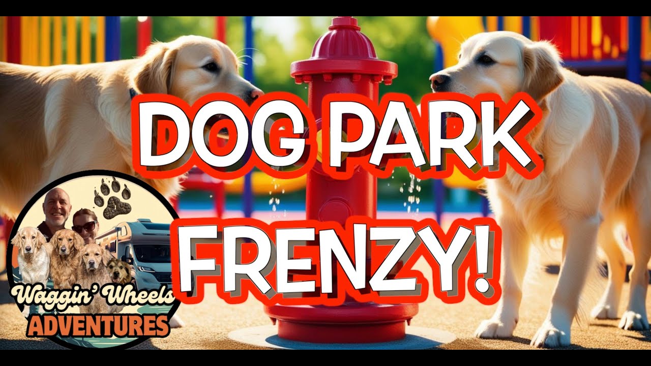Dog park fun and our inaugural trip with the dogs. - YouTube