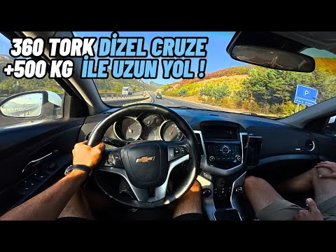 FULL BAGAJ UZUN YOL | ARABA 2 TON OLDU ! 2.0 DİZEL CHEVROLET CRUZE !