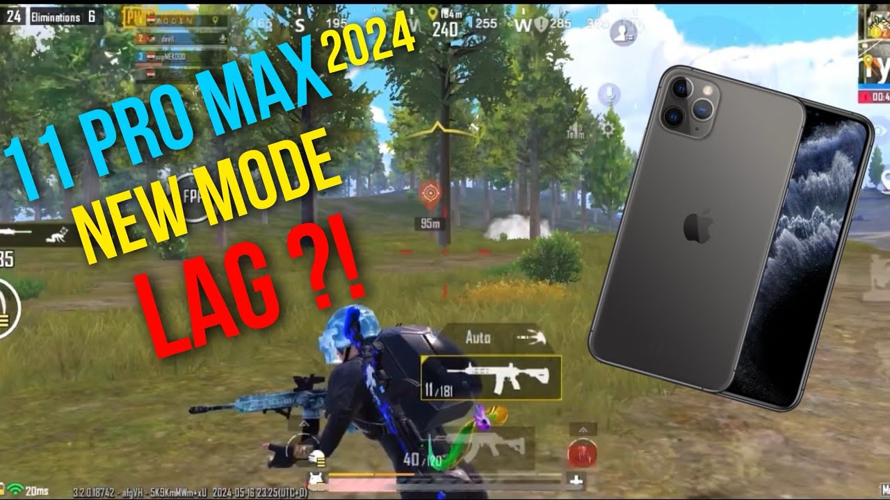Pubg Mobile | iphone 11 pro max new mode 2024!!🔥LAG ?! - YouTube