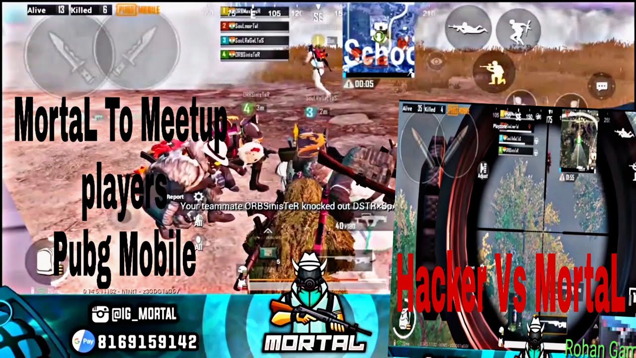 MortaL Pubg Mobile Gameplay | Meetap13 players Mortal Pubg Mobile ...
