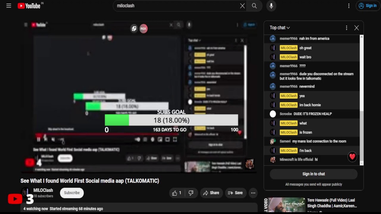 See What I found World First Social media aap (TALKOMATIC) - YouTube