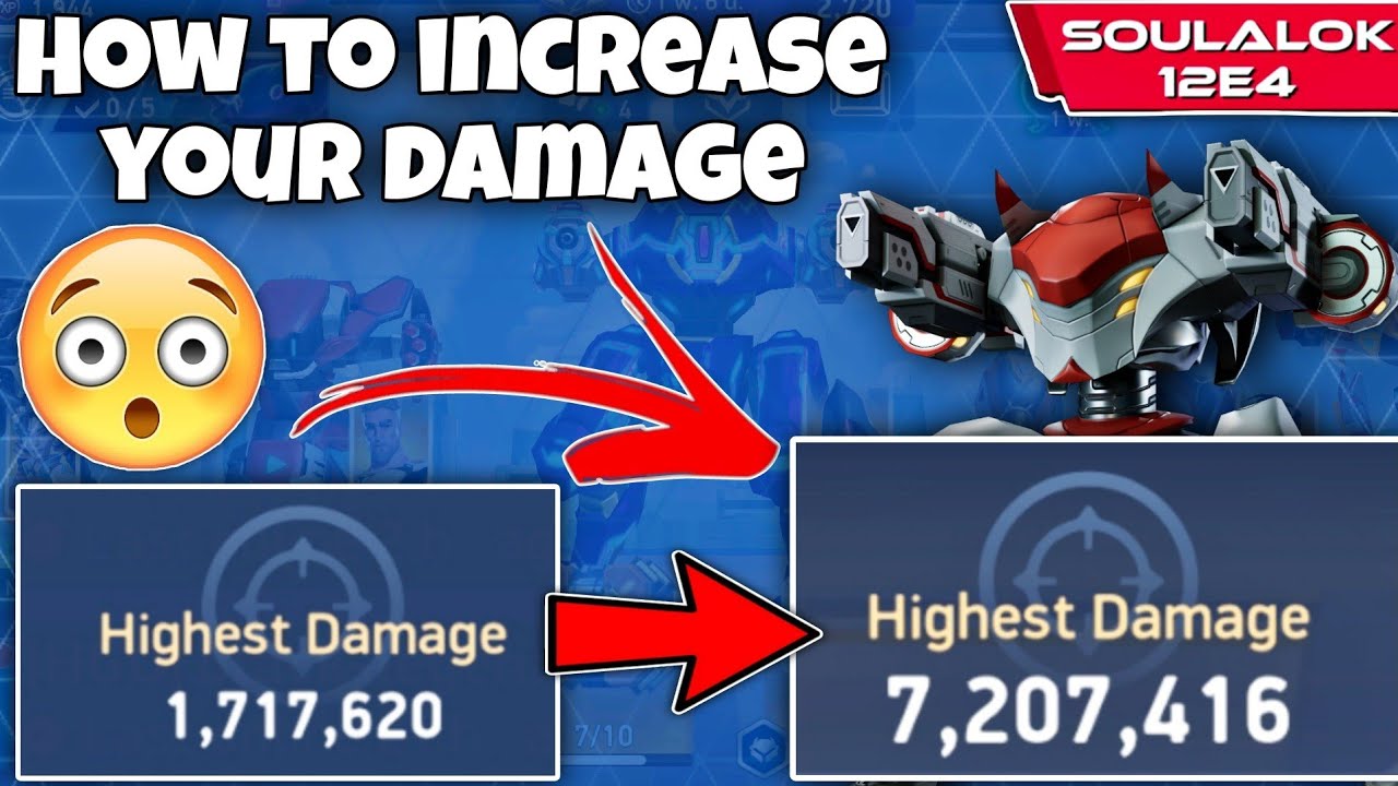 How To Increase Damage In Mech arena | Highest Damage 7 million 🔥 ...