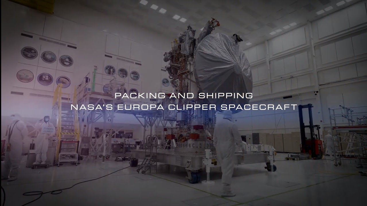 Packing and Shipping NASA’s Europa Clipper - YouTube