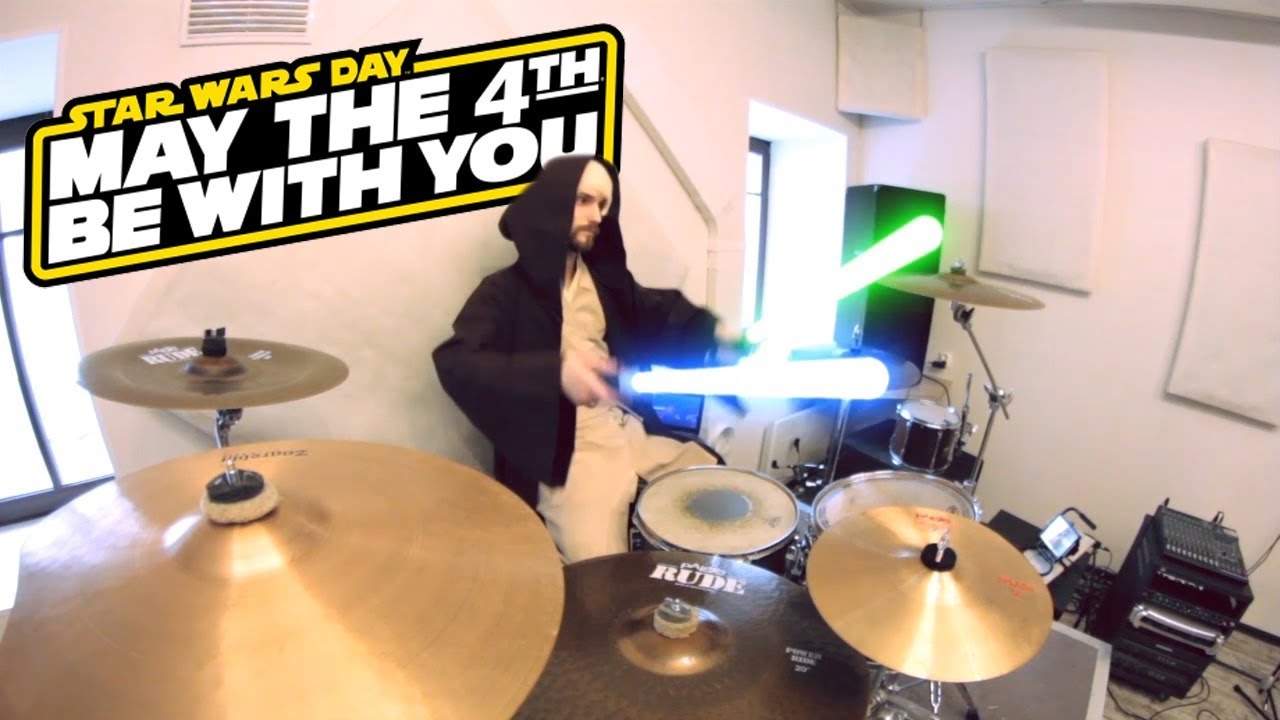 Duel of the Fates \\ Lightsaber Drumming by Morris Drum - YouTube