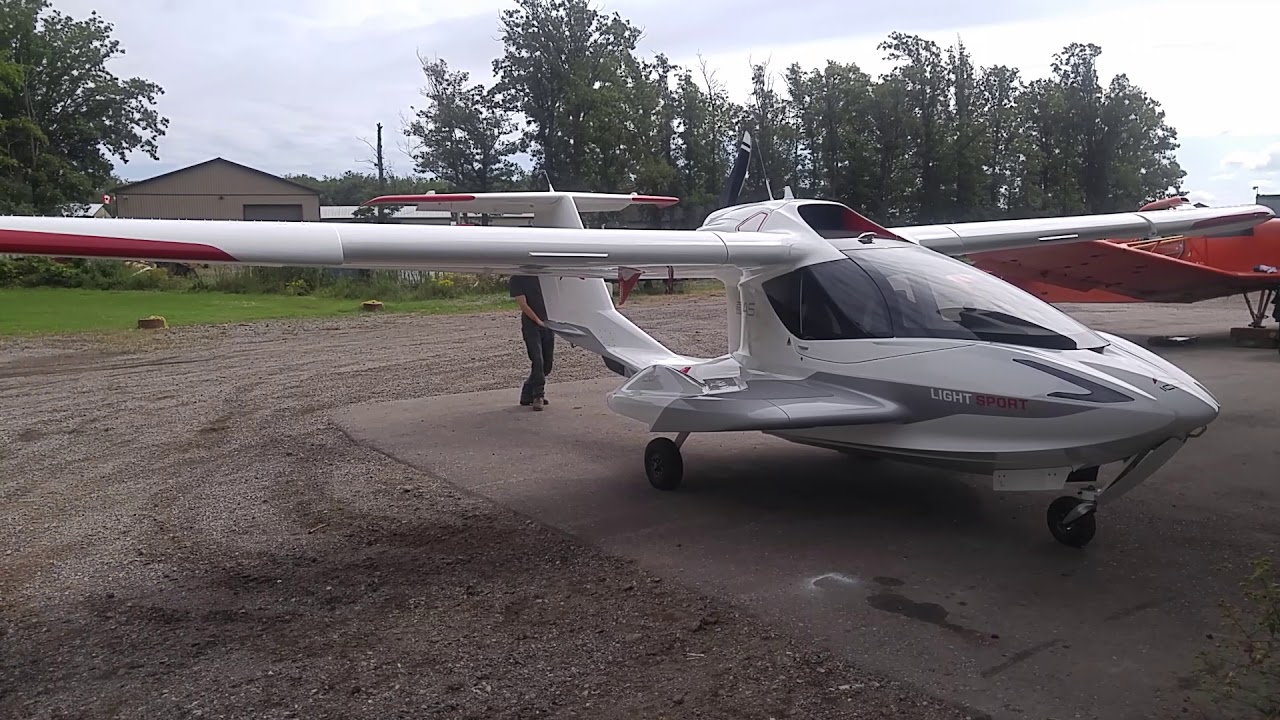 ICON A5 Wing Folding - YouTube