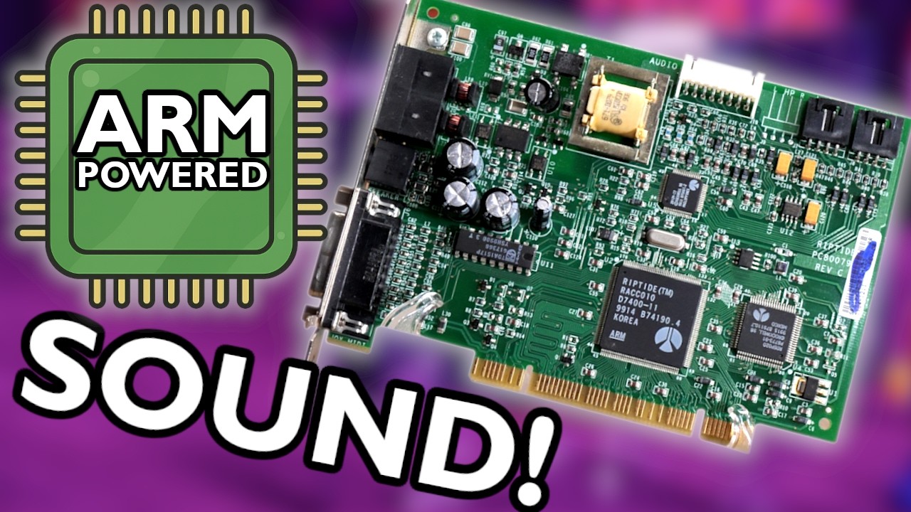This 90s Sound Card Had An ARM Processor! (Rockwell Riptide) - YouTube